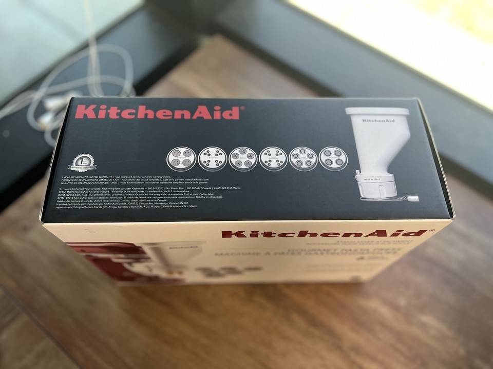 Authentic Genuine KitchenAid KSMPEXTA Gourmet Pasta Press - NEW! | eBay