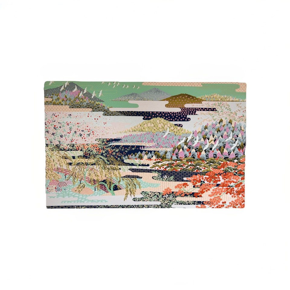 Japanese Yuzen Washi Paper Art Panel - Hand-Dyed Traditional Craft ...