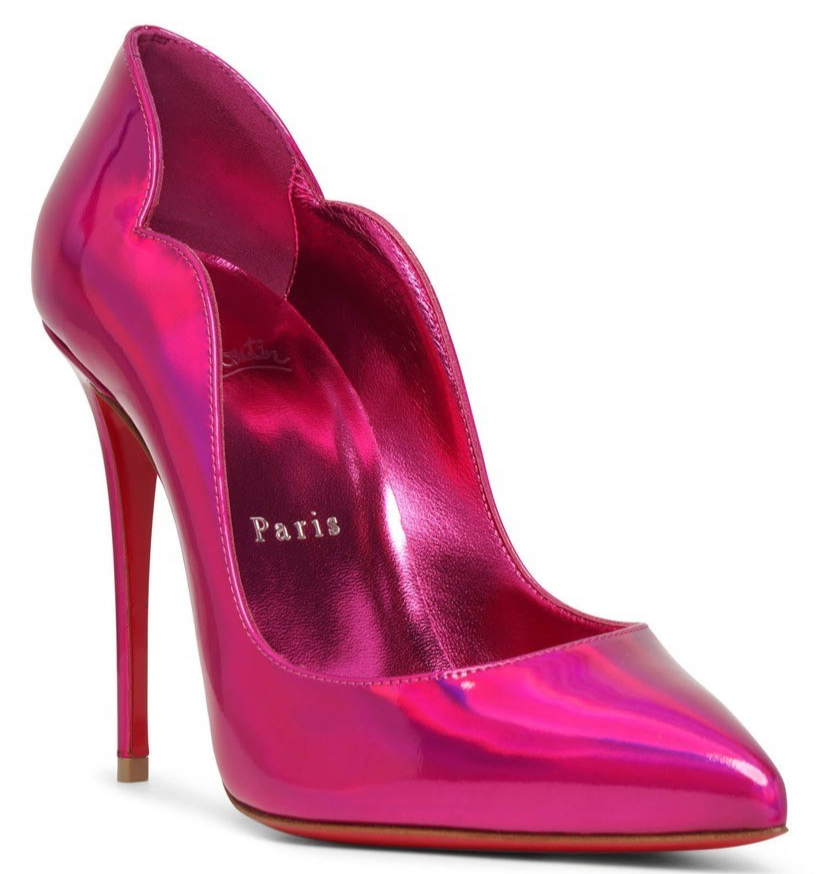 $895 CHRISTIAN LOUBOUTIN Hot Chick Patent Psychic Pink Pumps (36 EU ...