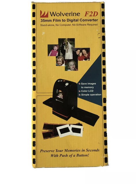 Wolverine Data F2D F2D200 Slide & Film Scanner for sale online | eBay