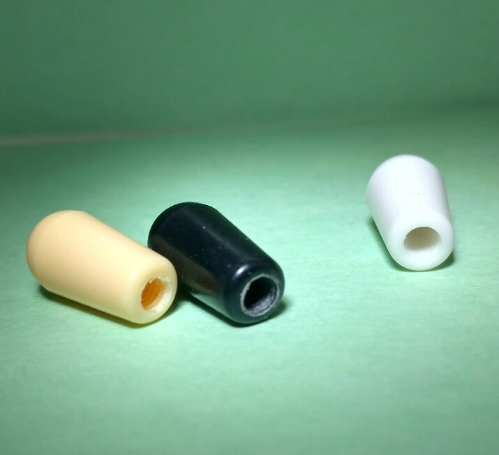 3x Toggle Switch Tip Knob Cap for Epiphone Guitar LP SG V, Cream White ...