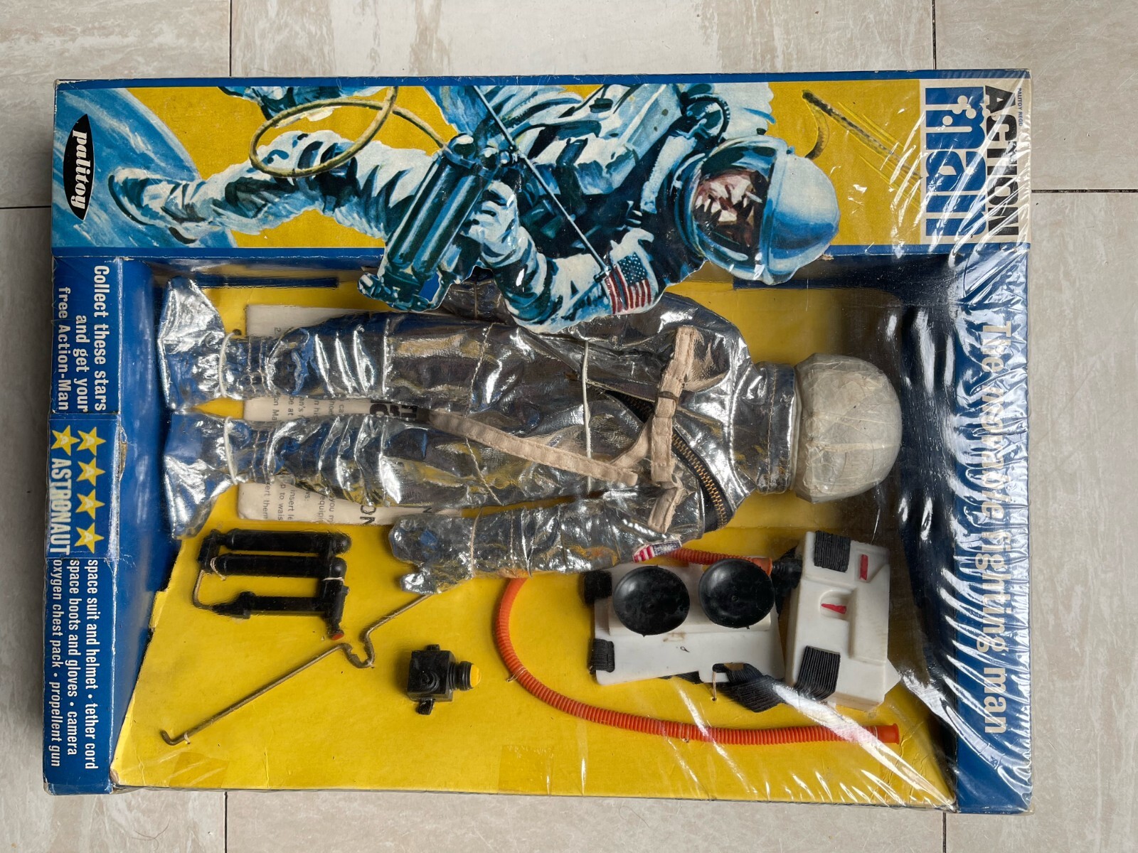 Vintage Action Man Astronaut Palitoy sealed in original box, rare,1st ...