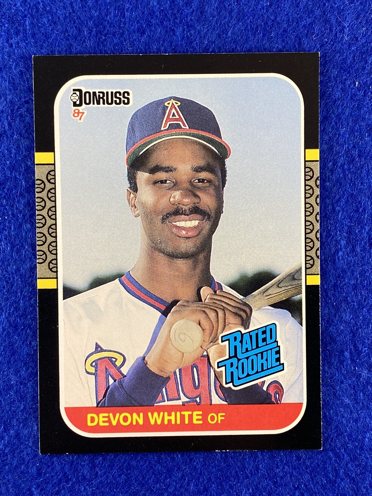 1987 Donruss Devon White Baseball Card #38 Los Angeles Angels | eBay