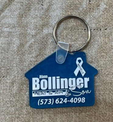 Vintage Jim Bollinger & Son Heat & Air Keychain Dexter MO Collectible ...