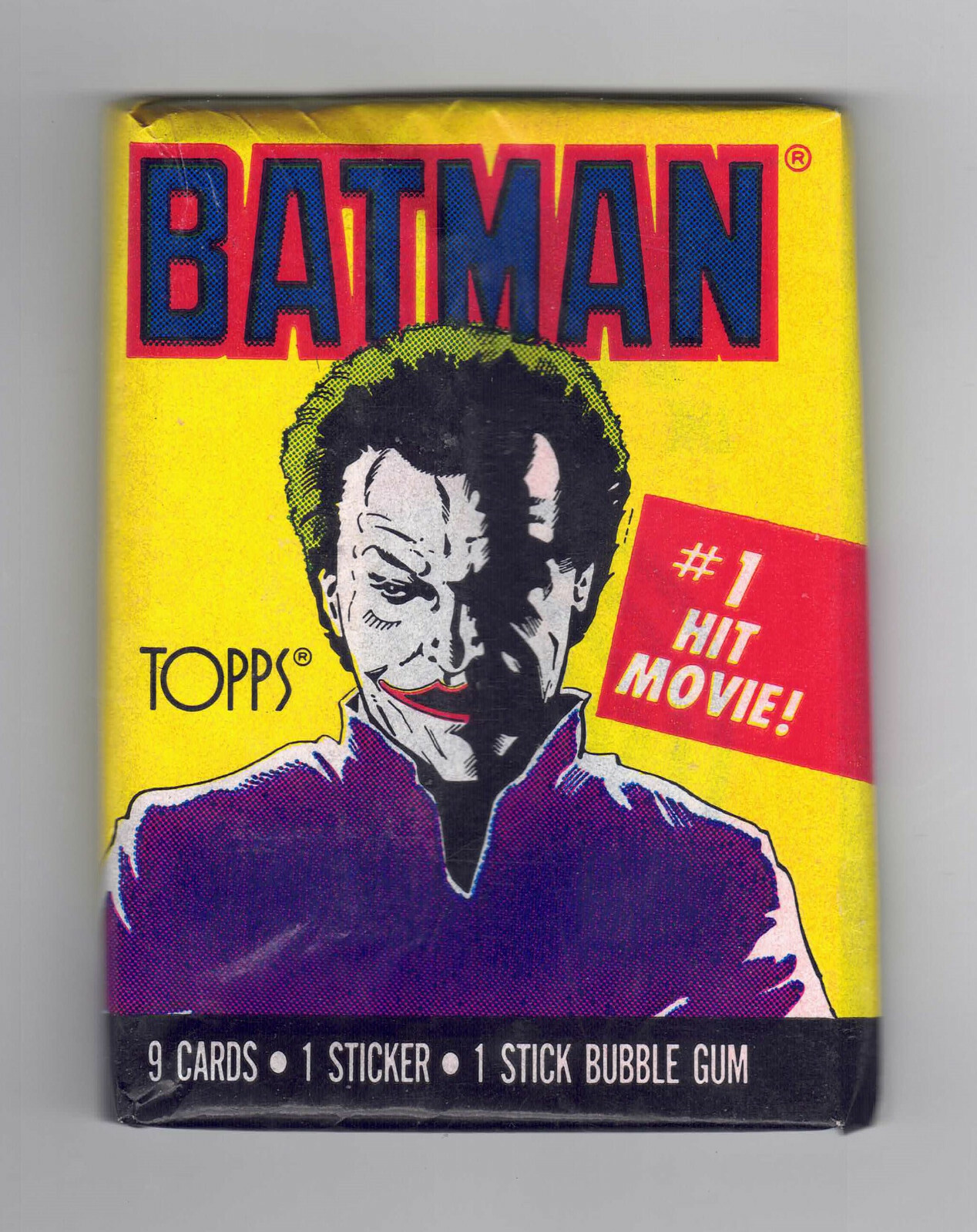 1989 TOPPS Batman Series 1 Movie Trading Card Wax Box 36 Unopened Packs ...