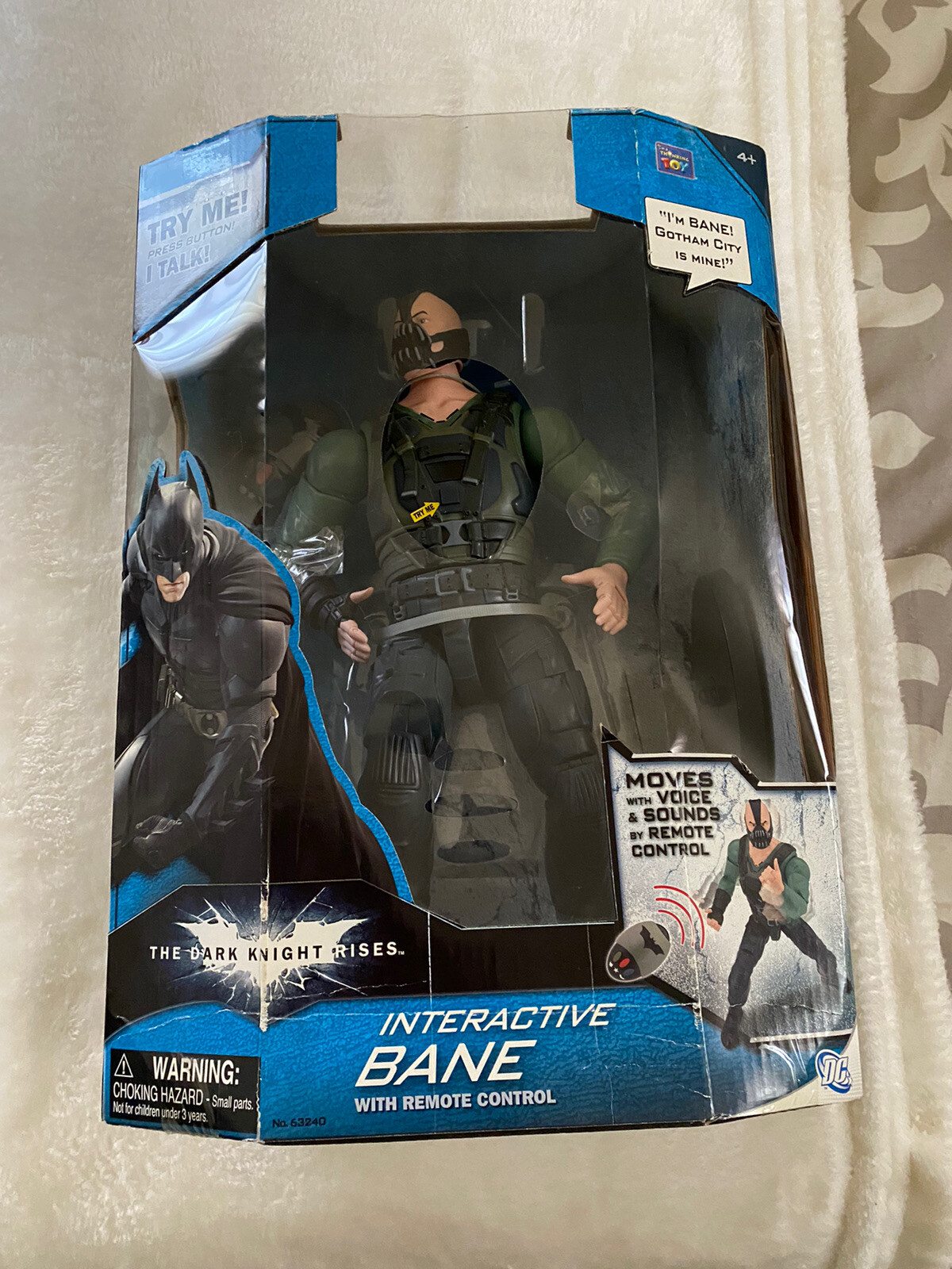 The Dark Knight Rises Batman Interactive Bane Talking Action Figure New ...