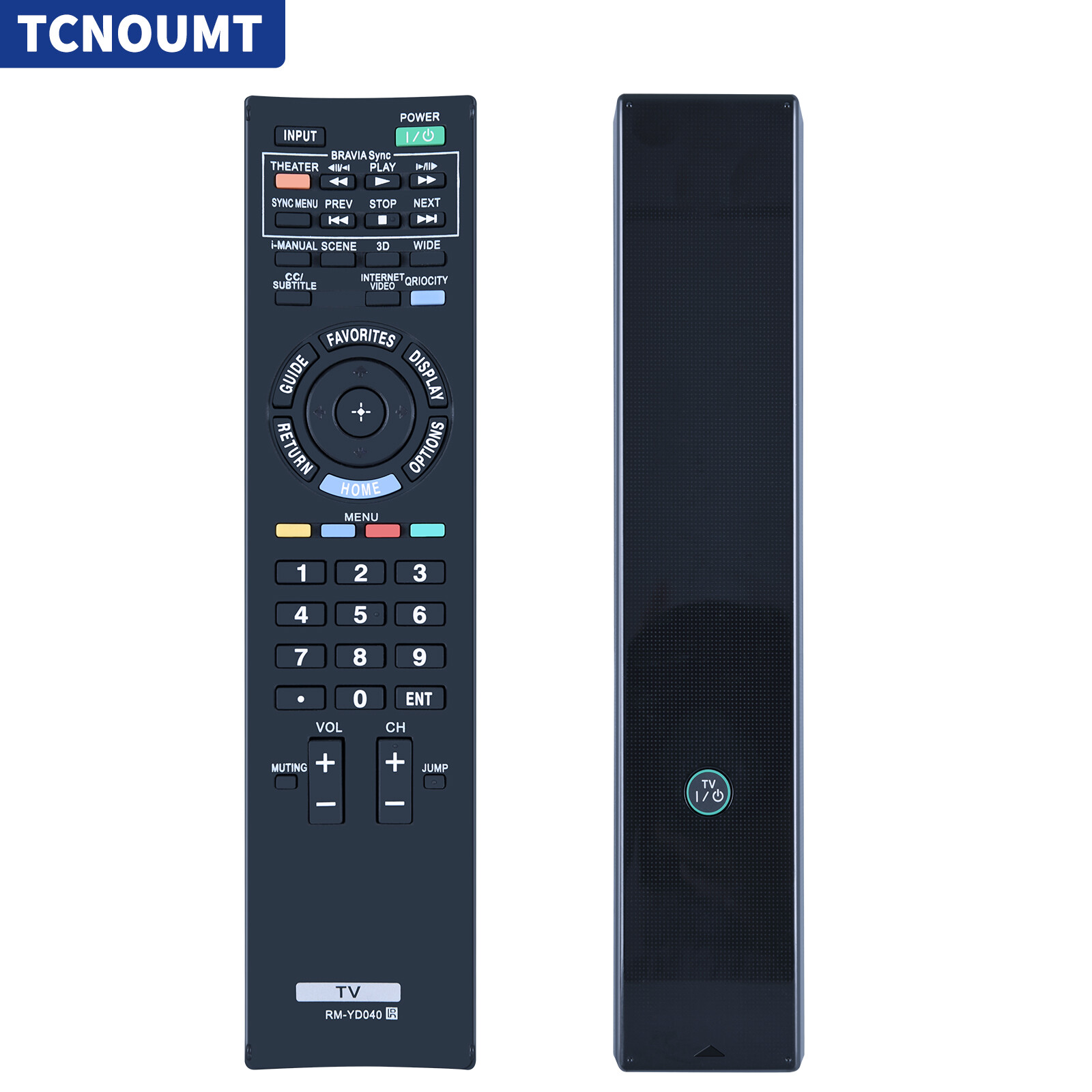 New RM-YD040 Remote Control For Sony TV KDL-46HX800 KDL-40HX800 KDL ...