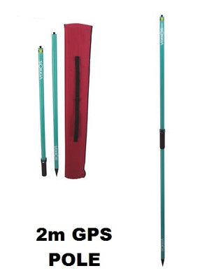 RTK GPS 2M SURVEYING ROVER ROD POLE,TOPCON, TRIMBLE, SOKKIA, SPECTRA ...
