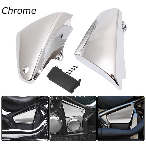 Left & Right Battery Side Cover For Kawasaki Vulcan 900 VN900 Classic ...