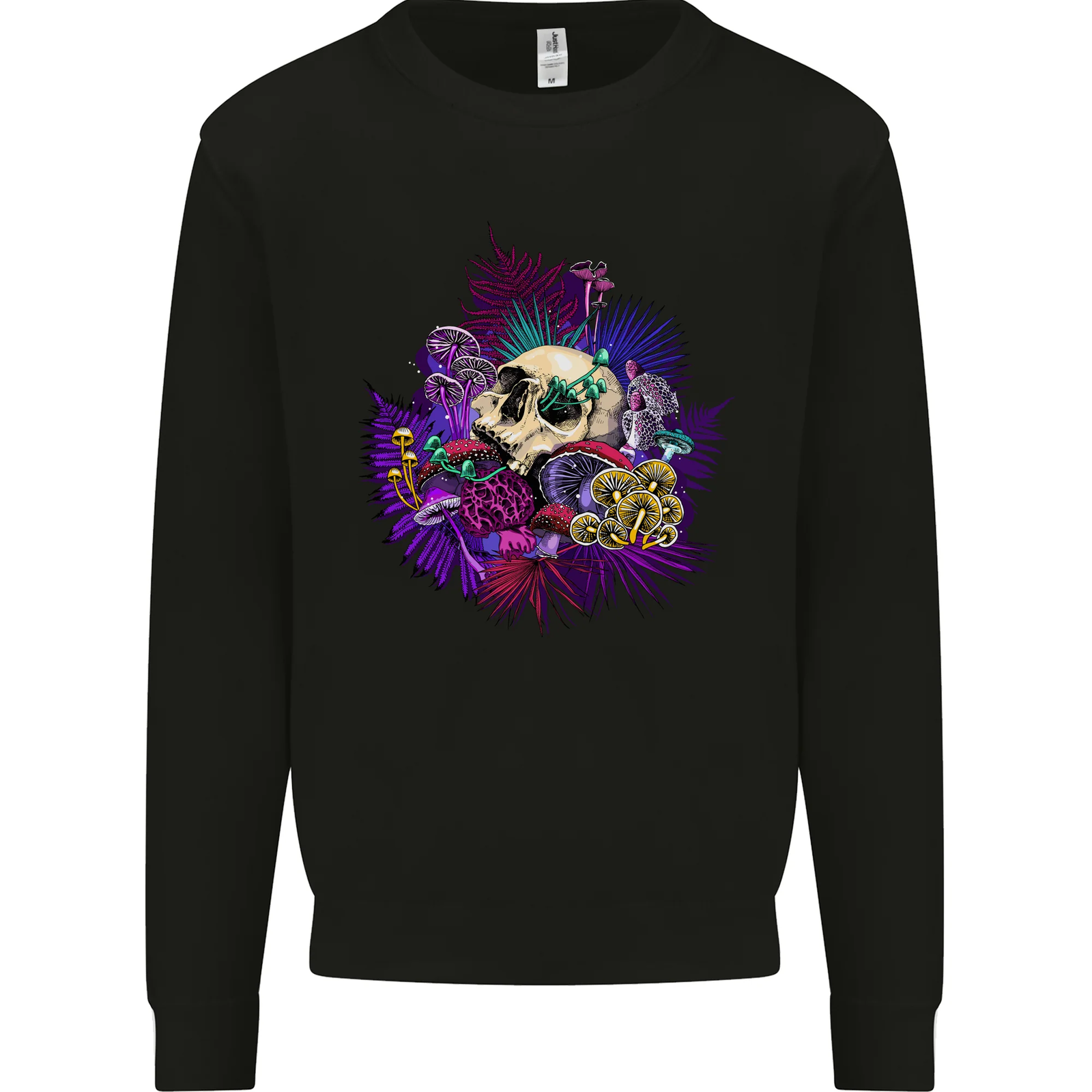 Magic Mushroom Skull LSD Hallucinogenic Mens Sweatshirt Jumper | eBay