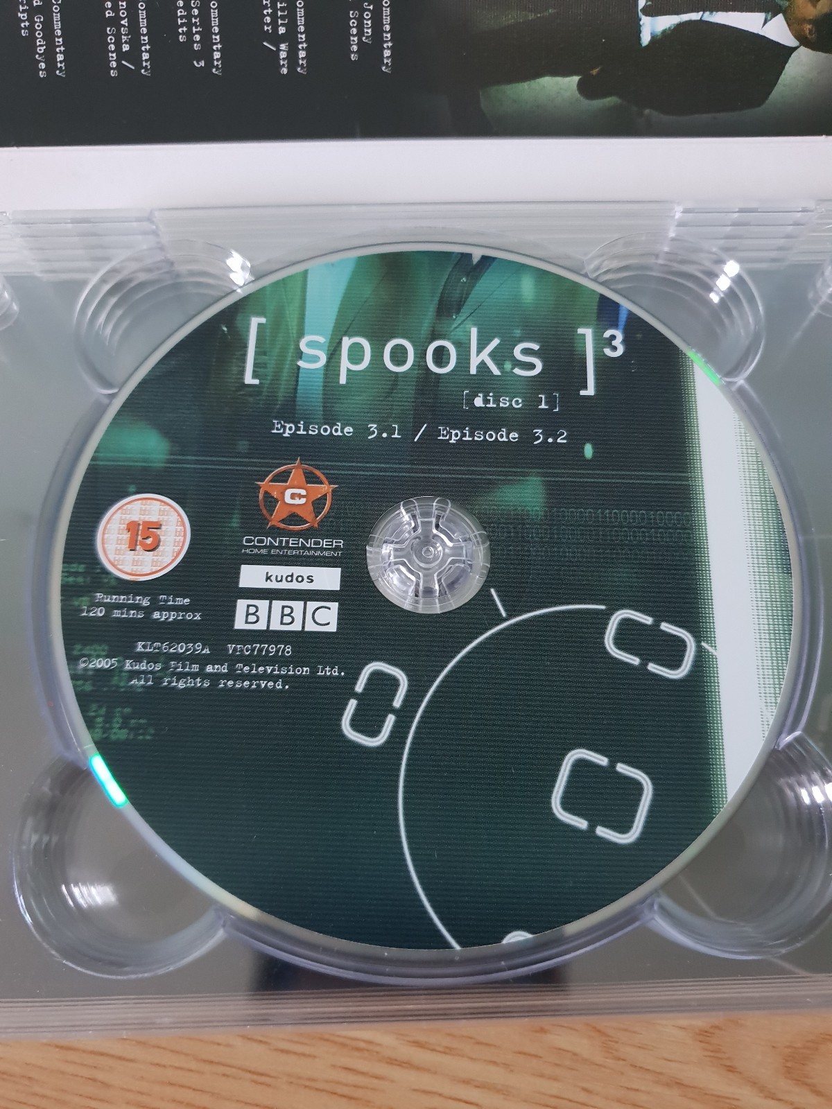 Spooks - Series 3 - Complete (DVD, 2005, 5-Disc Set, Box Set ...