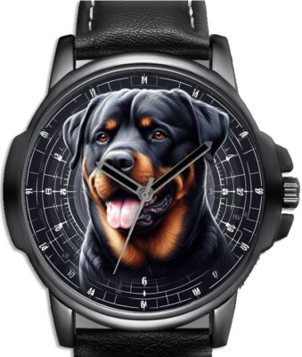 Stolz Rottweiler Haustier Hund Einzigartig Unisex Schöne Armbanduhr UK ...