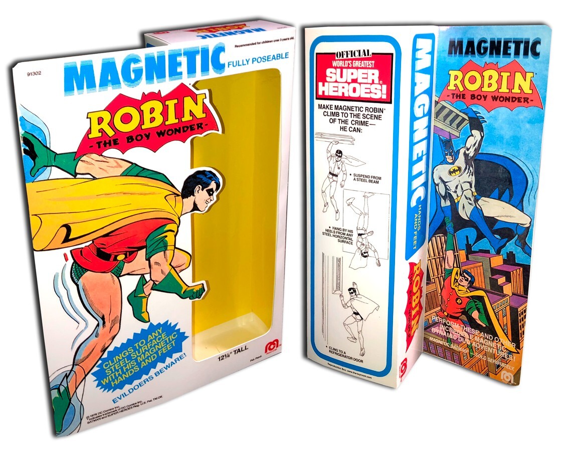 MAGNETIC ROBIN BOX for 12" Mego Action Figure (BOX ONLY!) | eBay