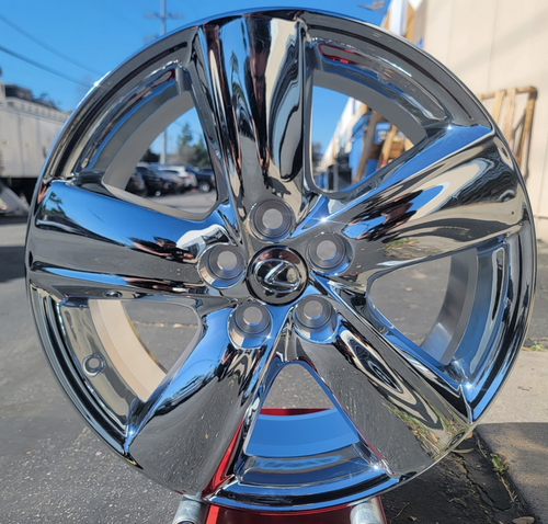 1- SINGLE CHROME 19" Wheels for LEXUS LS460 LS460L LS460HL LS600HL ...