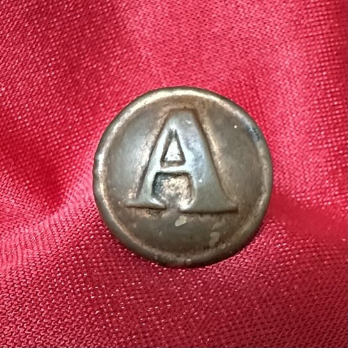 Authentic Confederate Copper Block A Artillery Coat Button - CS117A | eBay