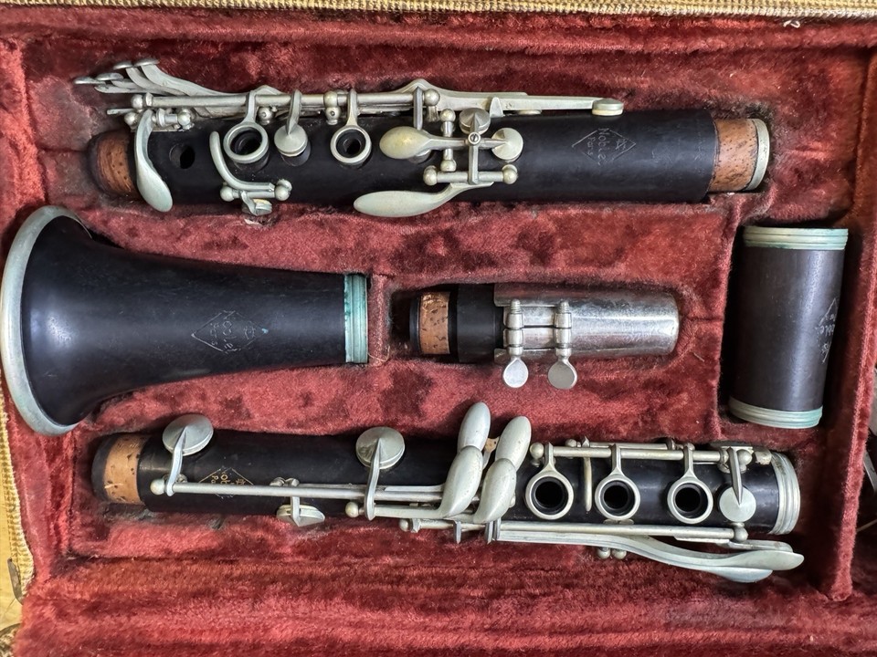 Vintage Noblet Paris Clarinet Model 45 French Boehm – Pre-War circa ...