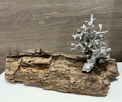 Anthill Art Casting Sculpture Fire Ant Aluminum Casting On Wooden Base ...