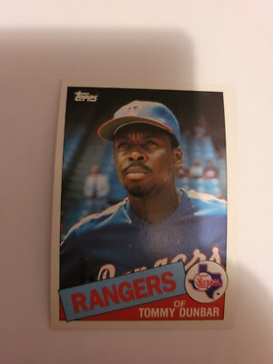 1985 TOPPS TOMMY DUNBAR #102 NM | eBay