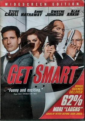 Get Smart [DVD Widescreen, 2008] Steve Carell, Anne Hathaway, Dwayne ...