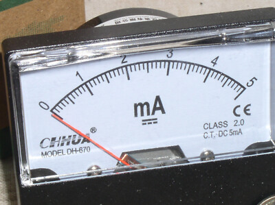Panel Meters - Milliamp Meter