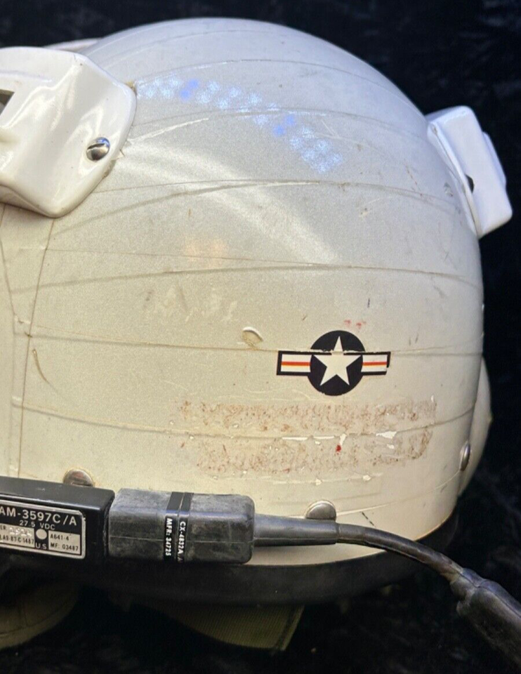 * US Air Force Fighter Pilot/Heli Helmet Aviation Flight Military 50s ...
