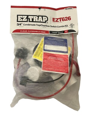 RECTORSEAL EZ Trap EZT626 3/4" Condensate Trap / Overflow Switch Combo ...