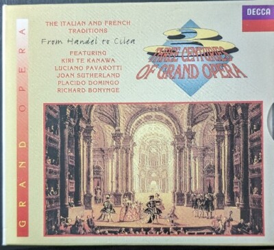 Three Centuries of Grand Opera From Handel To Files New 5 CD Decca Set ...