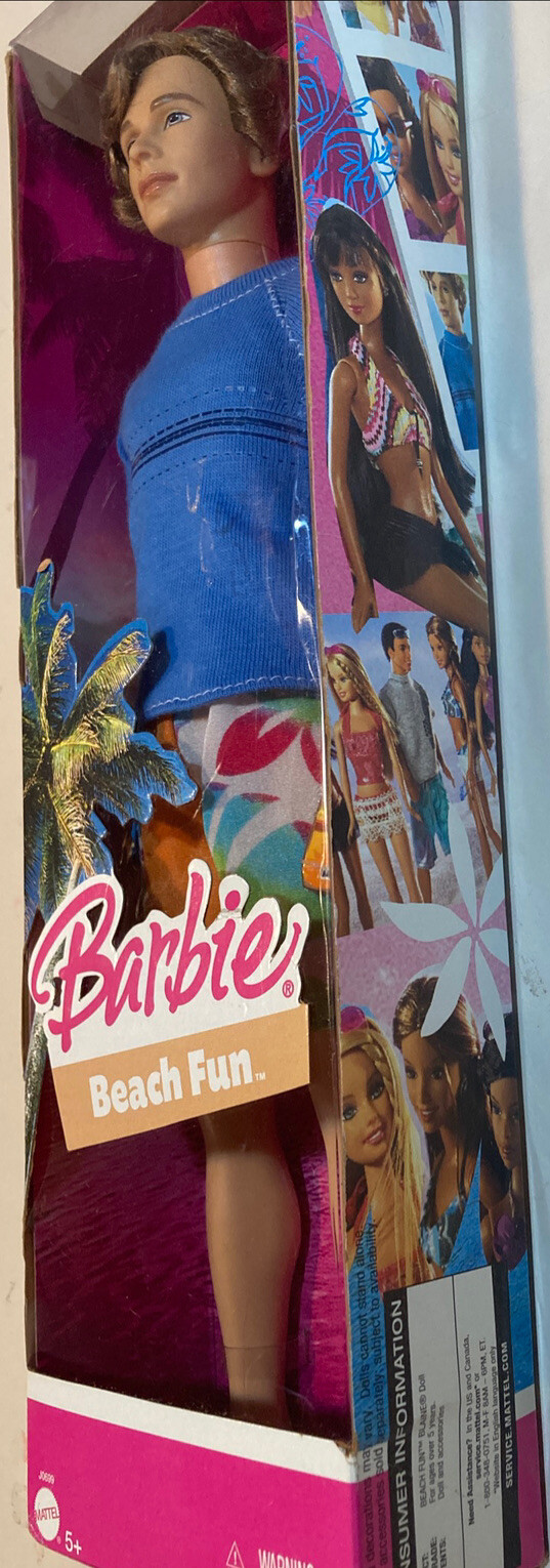 Blaine Barbie beach fun ( Ken Doll ) Rooted Sandy Blonde Hair ...