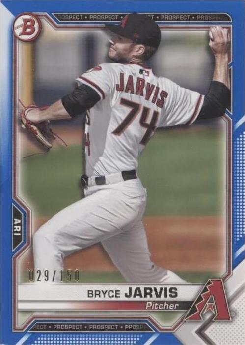 2021 Bowman - Prospects Bryce Jarvis #BP-44 Blue Border /150 (RC) for ...