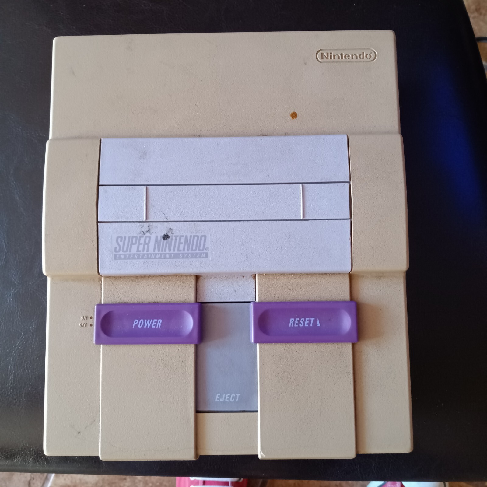 Super Nintendo SNES Home Console - Brittle Yellow Plastic - For Parts ...