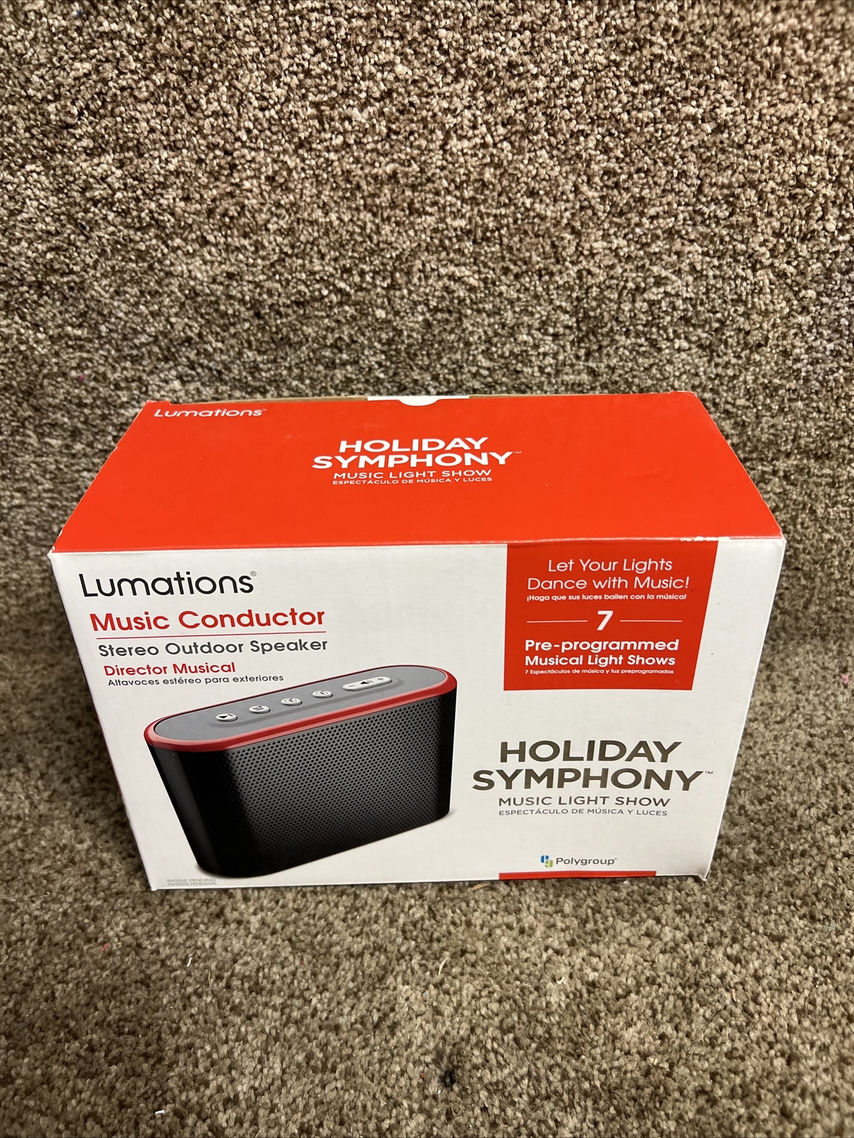 Lumations+Holiday+Symphony+Light+Show+Music+Conductor+Speaker+-+Black ...
