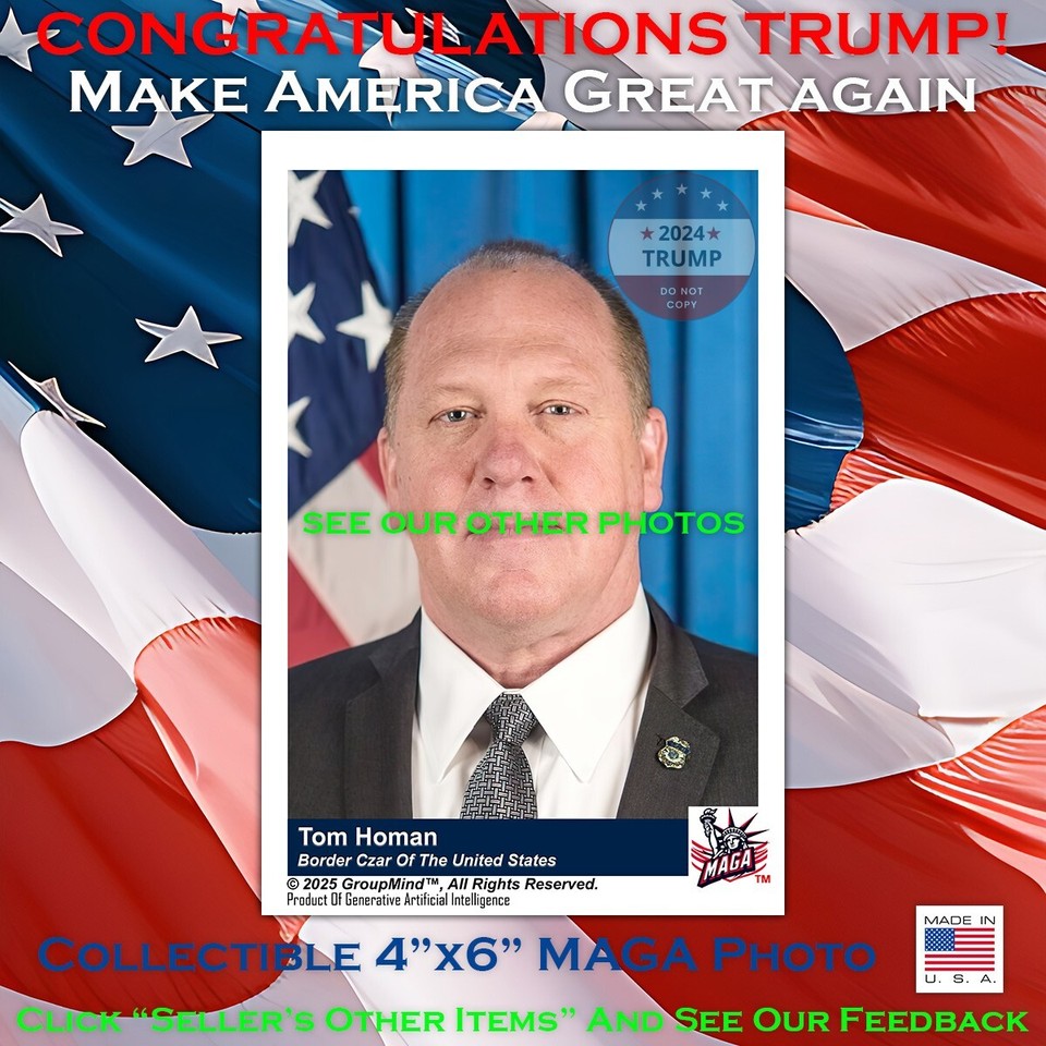 KRISTI NOEM PHOTO SEC HOMELAND SECURITY - PRO DONALD TRUMP PHOTO CARD 4 ...