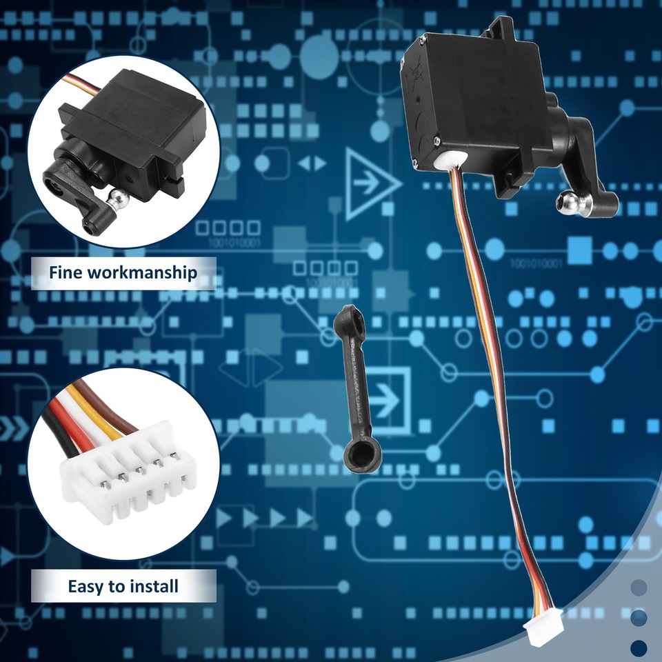 3X( 9300-30 9G Five-Wire for RC Car 9G Five-Wire 1/18 Scale for RC ...