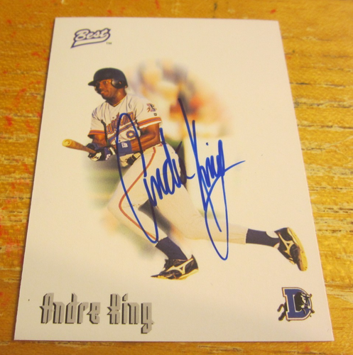 Andre King 1996 Best Autographs #37 Trading Card MiLB Baseball Durham ...