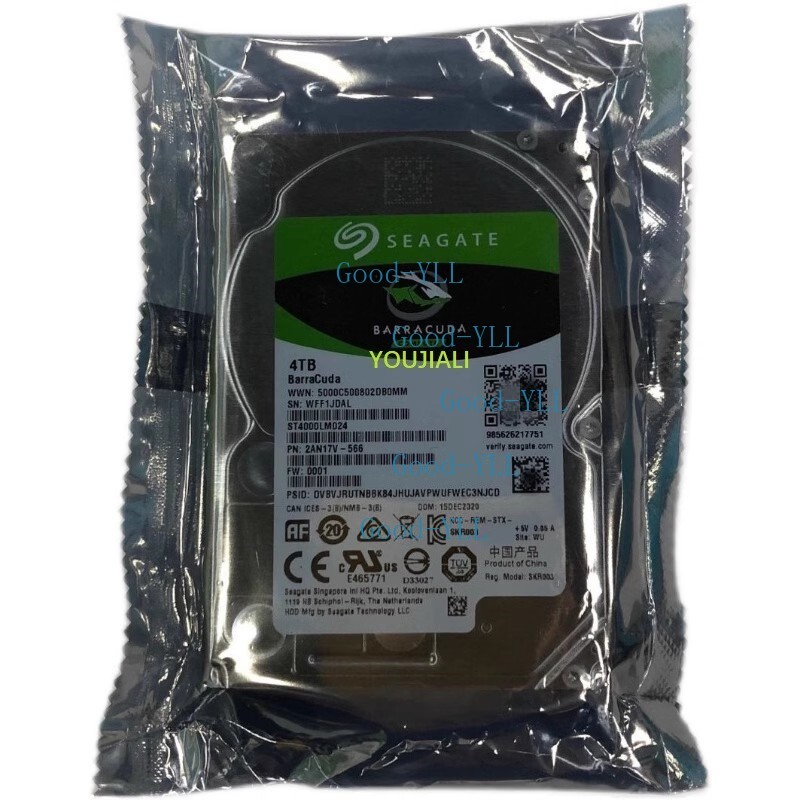Seagate Barracuda 4TB 5400RPM ST4000LM024 128MB SATA 2.5" HDD Hard ...