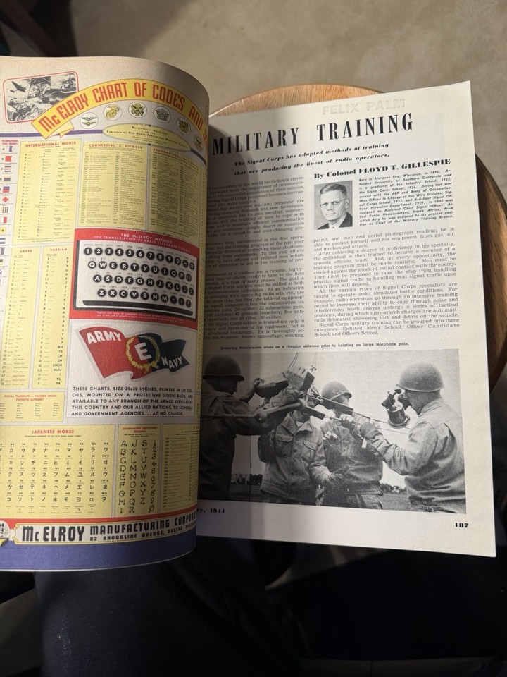Radio News Magazine Feb 1944 WWII U.S. Army Signal Corps Issue Vintage ...