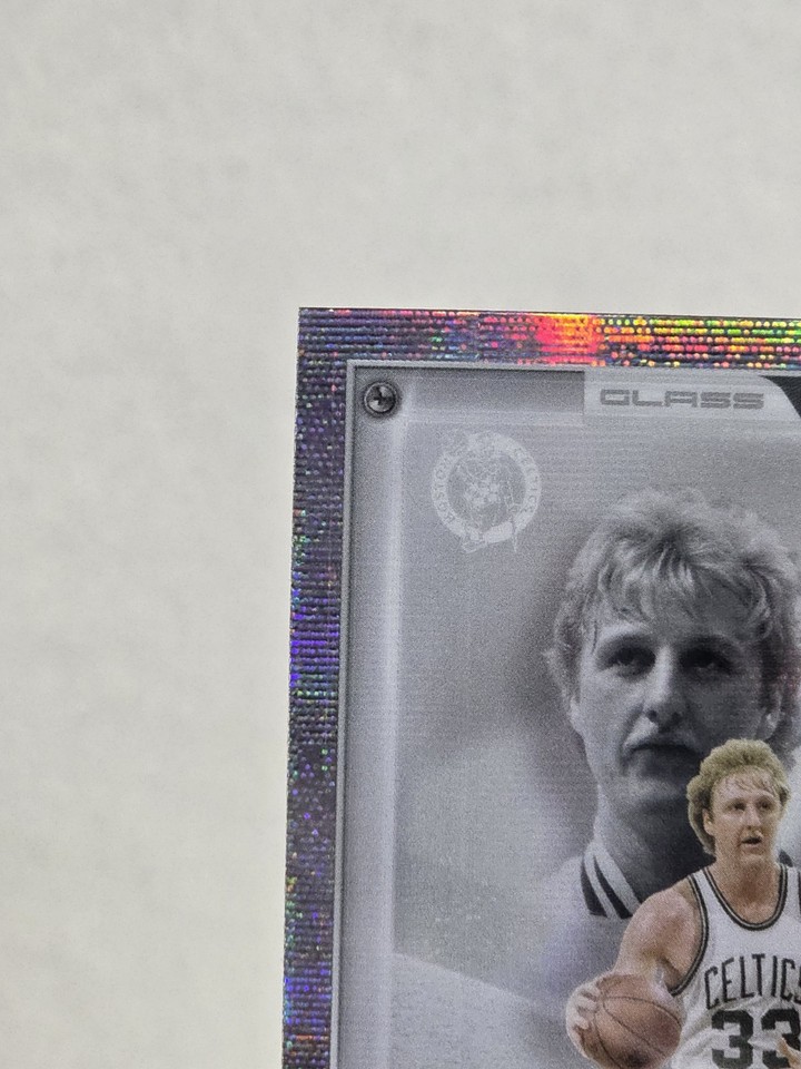 Larry Bird 2025-26 Topps Chrome Basketball SSP Glass Canvas Case Hit ...