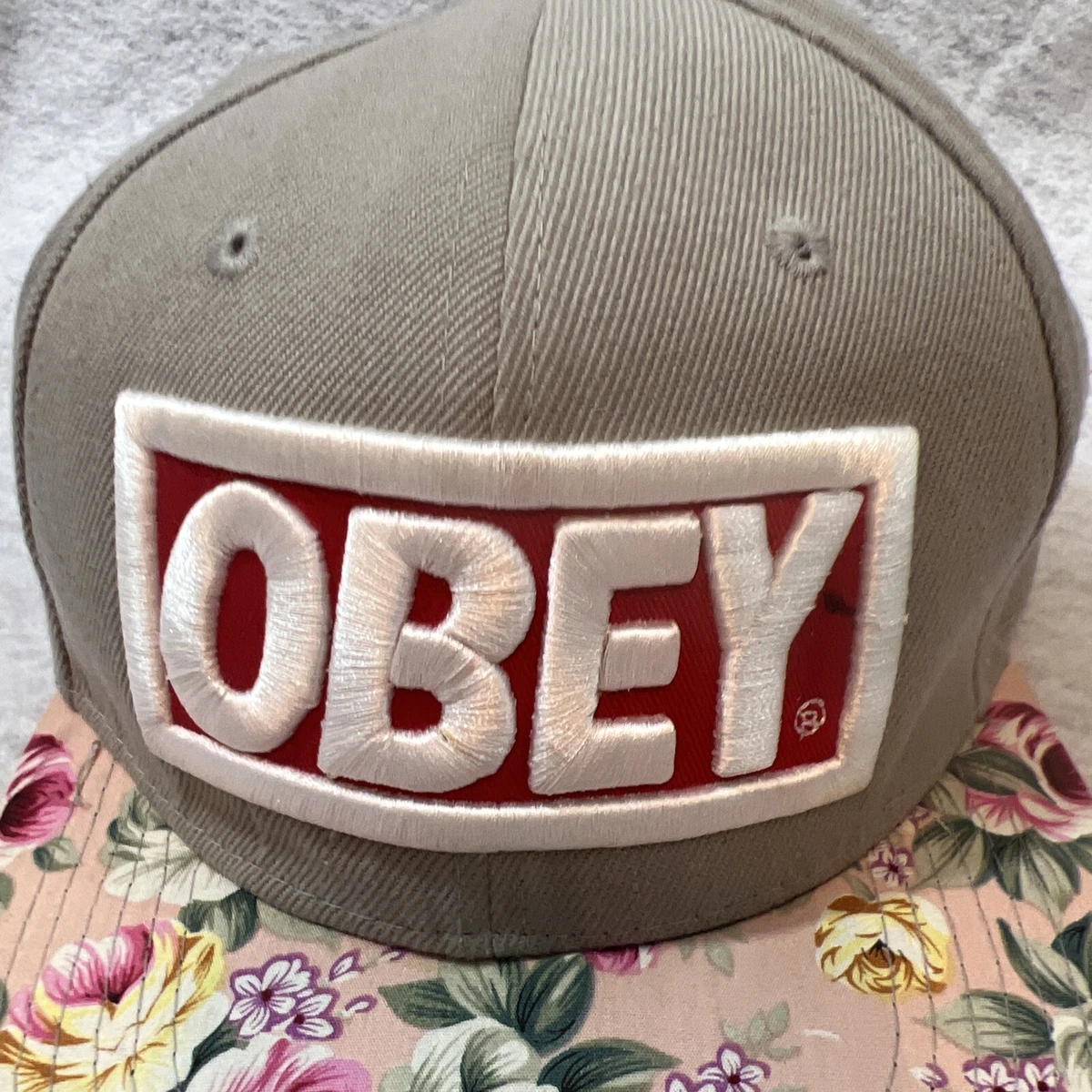 Obey Snapback Floral