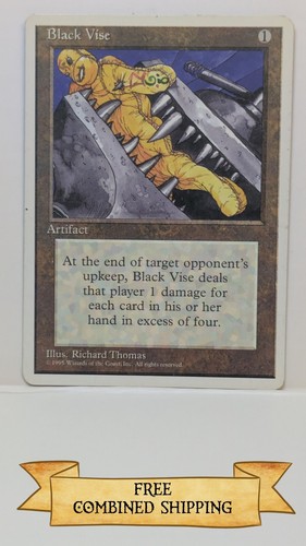 MTG Black Vise 4th Edition Regular Uncommon | eBay