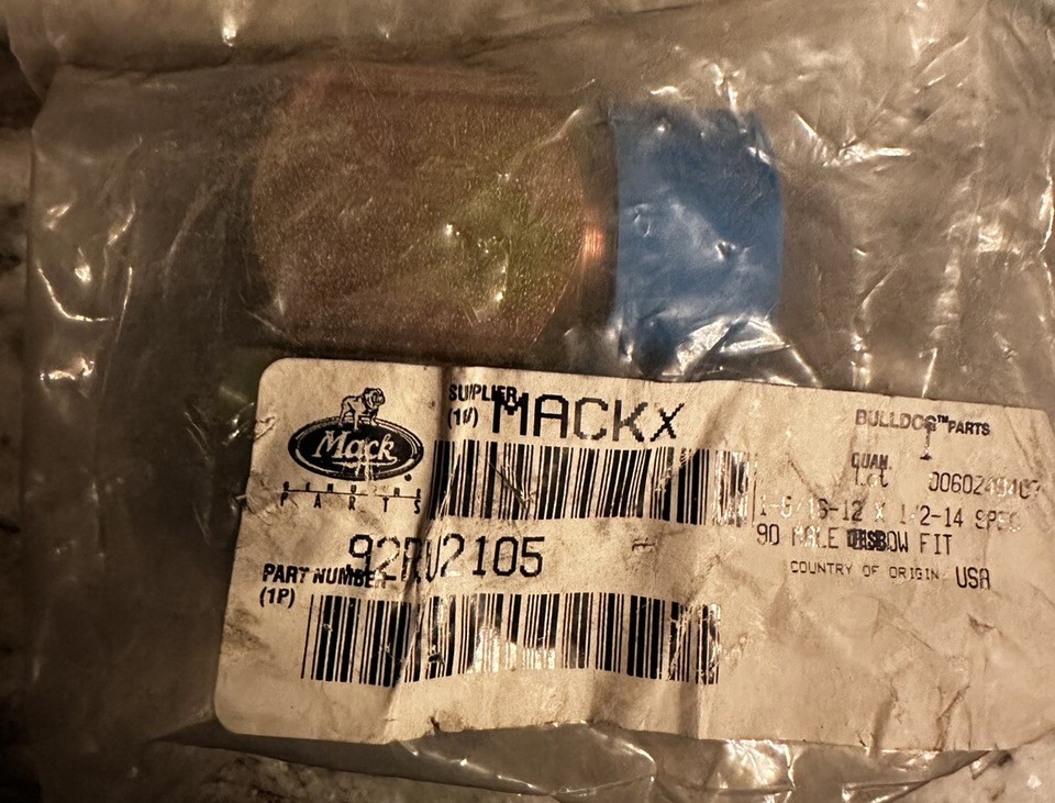 Mack Truck Fitting 21020176 | eBay