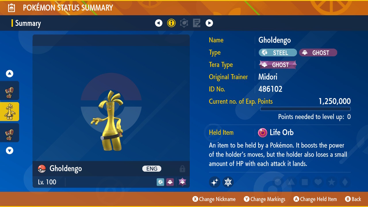 Shiny Gimmighoul & Gholdengo Event | Battle Ready | Pokemon Scarlet and ...