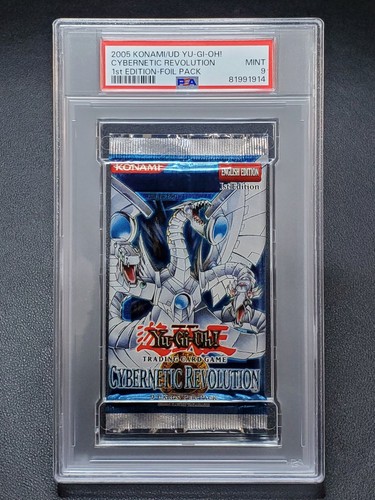 2005 Yugioh CRV Cybernetic Revolution 1st Edition Booster Pack PSA 9 ...