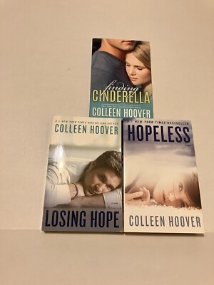 Colleen Hoover Hopeless Losing Hope Finding Cinderella Original Covers ...