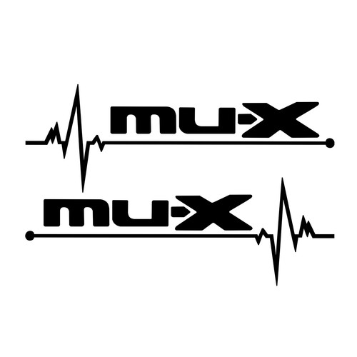 2 Pcs Vinyl Car Sticker Car Decal Window Vinyl Decals Styling For Isuzu ...