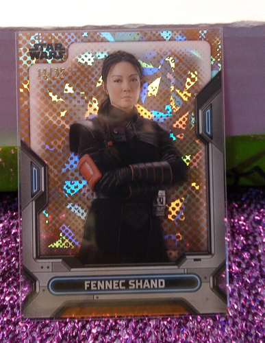 2023 TOPPS TECH STAR WARS ORANGE MATRIX #14/25 FENNEC SHAND DIFRACTOR TEK HIGH | eBay