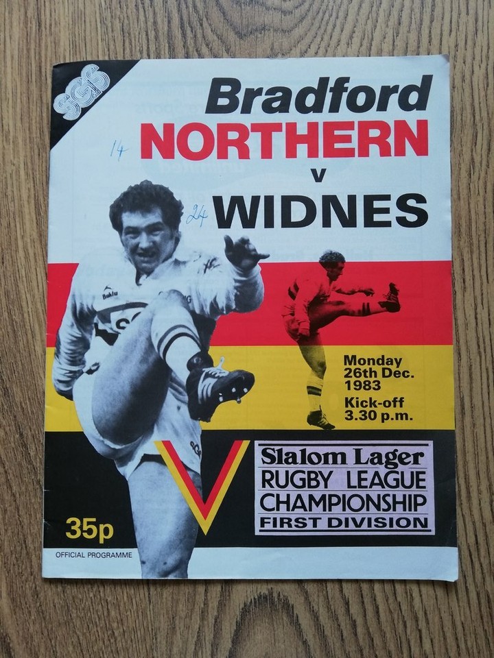 Bradford Northern Rugby League Programmes 1971 - 1993 | eBay