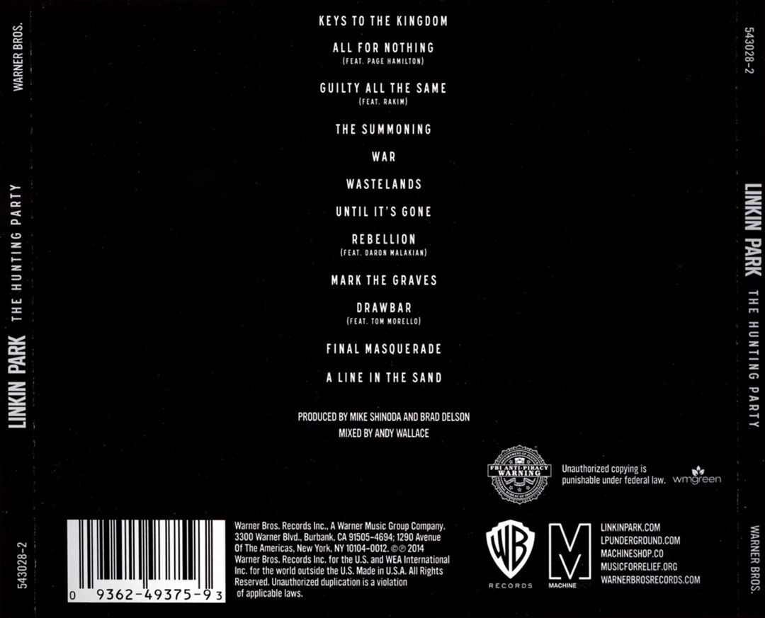 The Hunting Party Album Cover