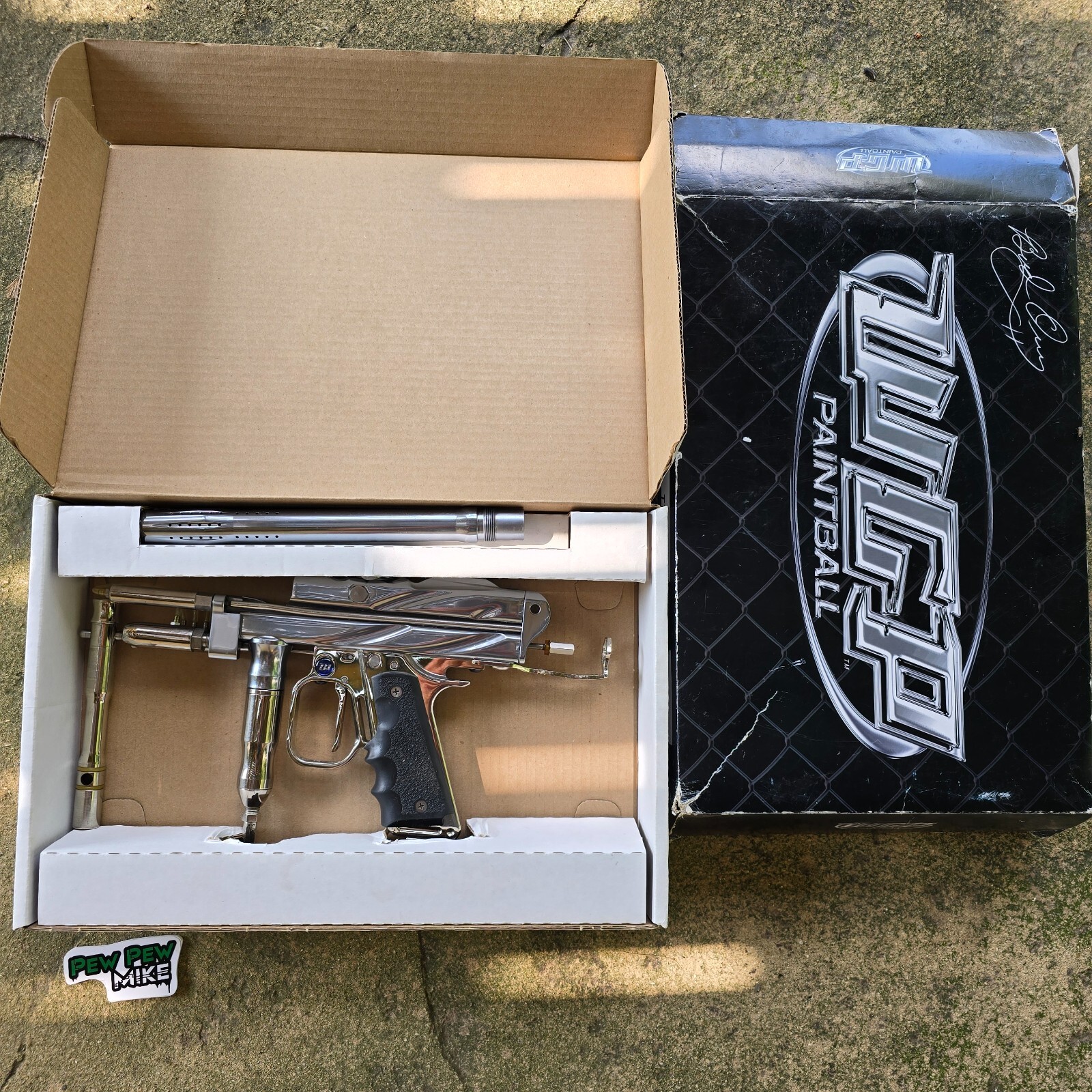 WGP 2K4 Prostock Autococker Paintball Marker - Titanium - Box Collector ...