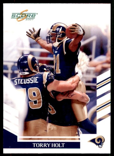 2007 SCORE TORRY HOLT ST. LOUIS RAMS #114 | eBay