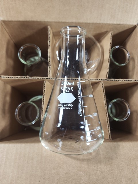 Kimax Erlenmeyer Flask 4000 Ml 4l No. 26500 for sale online | eBay
